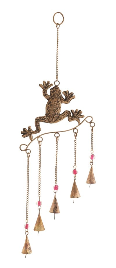 Frog Chime with Five Bells - Globe Imports