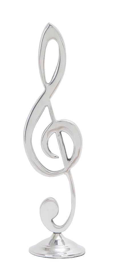 Treble Clef on Stand - Globe Imports