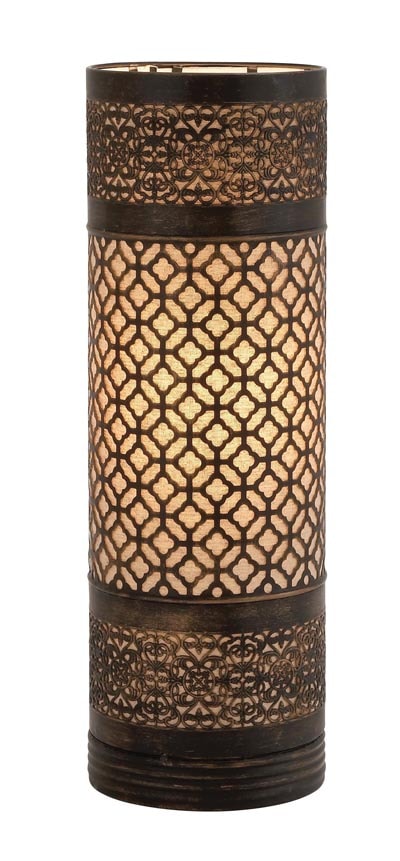 Fretwork Table Lamp - Globe Imports