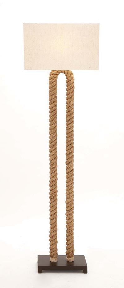 Rope Floor Lamp - Globe Imports