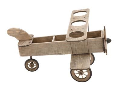 Decorative Airplane Planter - Globe Imports