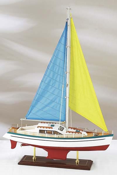 Sloop Sailing Yacht Model - Globe Imports