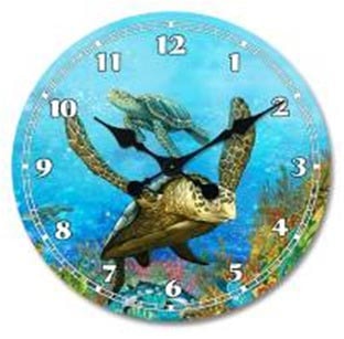 Sea Turtles Wall Clock - Globe Imports