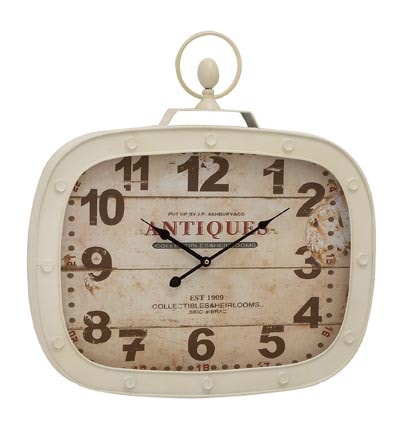 Antique Style Wall Clock - Globe Imports