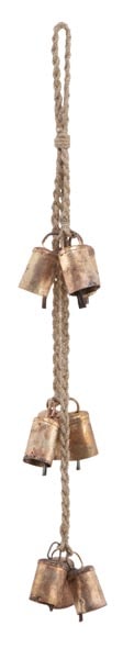 Rustic Bells on Rope - Globe Imports