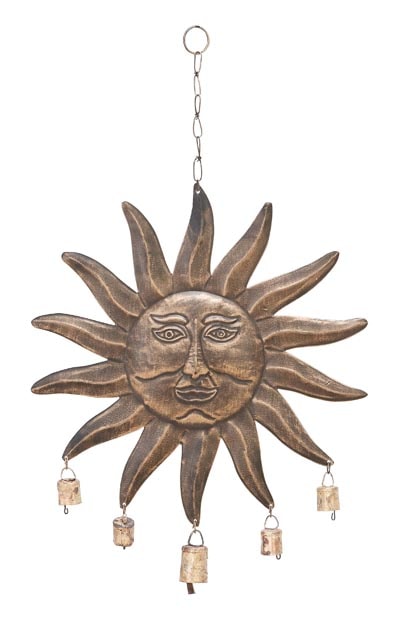 Sun Face Wind Chime - Globe Imports