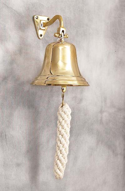 Brass Wall Bell - Globe Imports