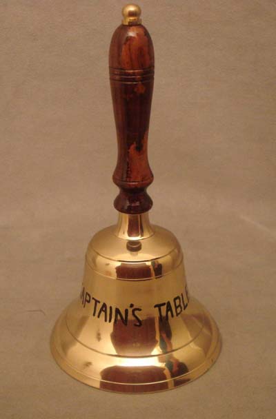 Brass Captain's Bell - Globe Imports
