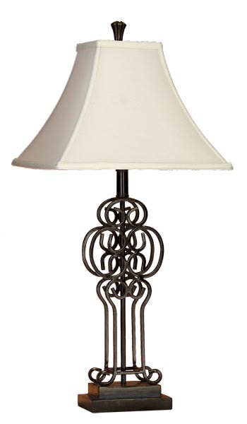 Black Rods Table Lamp - Globe Imports