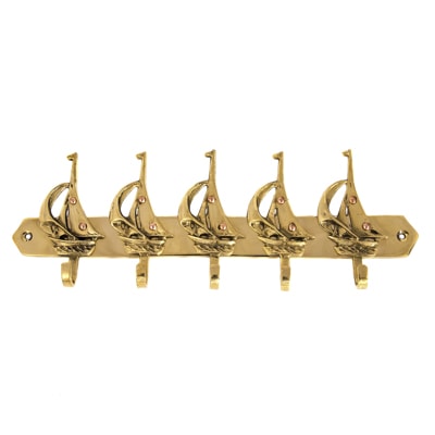 Brass Sailboat Hooks - Globe Imports