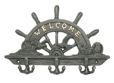 Nautical Key Hook - Globe Imports