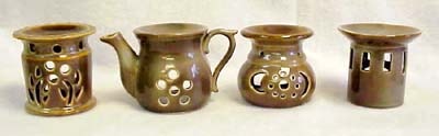 Ceramic Oil Burners Set of 4 - Globe Imports