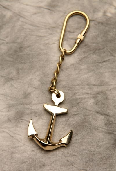 Anchor Key Ring - Globe Imports