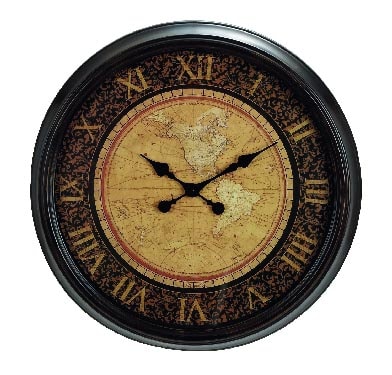 Old World Wall Clock - Globe Imports