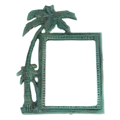 Rectangular Palm Trees Mirror - Globe Imports