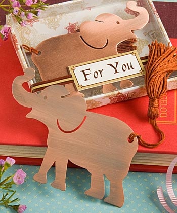 Elephant Bookmark with Tassel - Globe Imports