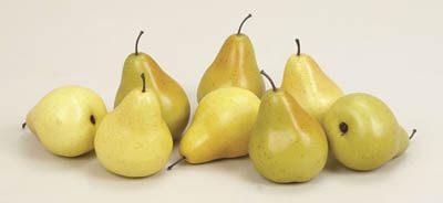 Decorative Pears - Set of 8 - Globe Imports