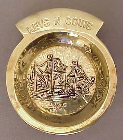 Brass Keys and Coin Dish - Globe Imports