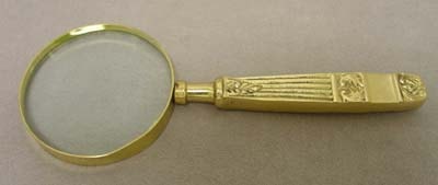 Brass Magnifying Glass - Globe Imports