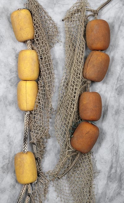 Assorted Fishing Net Floats with Rope - Globe Imports