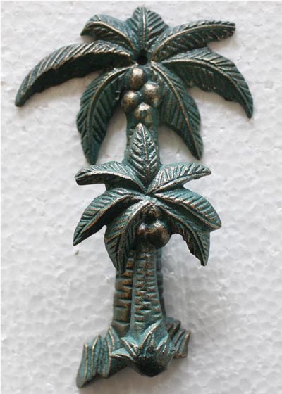 Palm Trees Door Knocker - Globe Imports