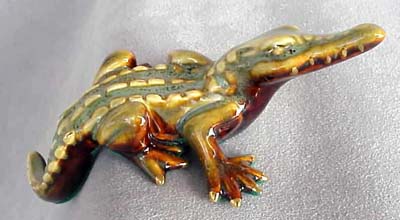 Ceramic Gator with Gift Box - Globe Imports