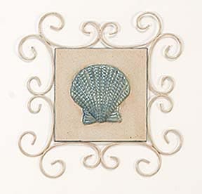 Metal Shell Wall Decoration - Globe Imports