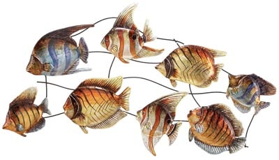 Tropical Fish Wall Decoration - Globe Imports