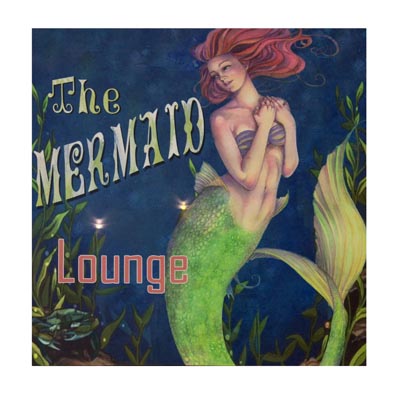 LED Canvas Mermaid Lounge - Globe Imports