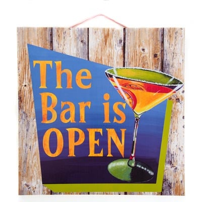 Assorted Bar Drinking Sign - Globe Imports