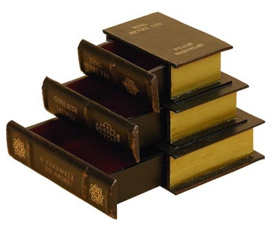 Chest of Books with Drawers - Globe Imports