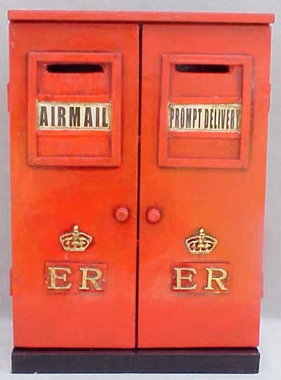 British Mailbox Cabinet - Globe Imports