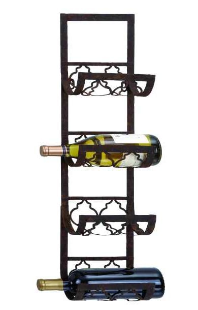 Metal Wall Wine Rack - Globe Imports