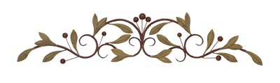 Metal Vine Wall Decor - Globe Imports