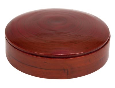 Round Lacquer Box - Globe Imports