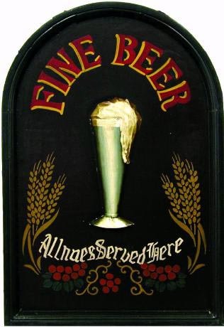 Fine Beer Sign - Globe Imports