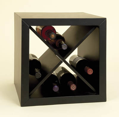 Wooden Wine Storage Cube - Globe Imports