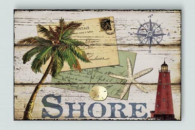 Decorative Shore Sign - Globe Imports