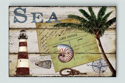 Decorative Sea Sign - Globe Imports