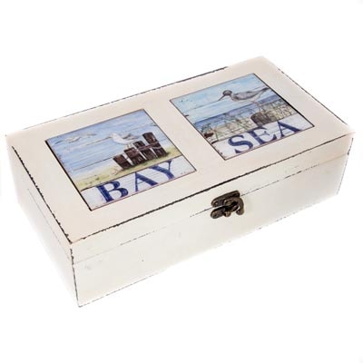 Set of Two Nautical Boxes - Globe Imports