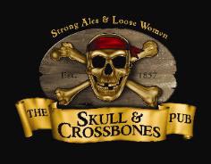 Metal Jolly Roger Sign - Globe Imports