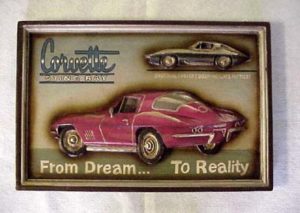 Wooden Corvette Sign - Globe Imports