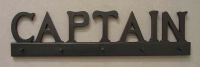 Wood Captain Sign - Globe Imports