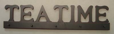 Wood Tea Time Sign - Globe Imports