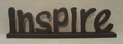 Wood Inspire Sign - Globe Imports