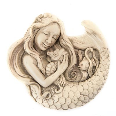 Mermaid Wall Plaque - Globe Imports