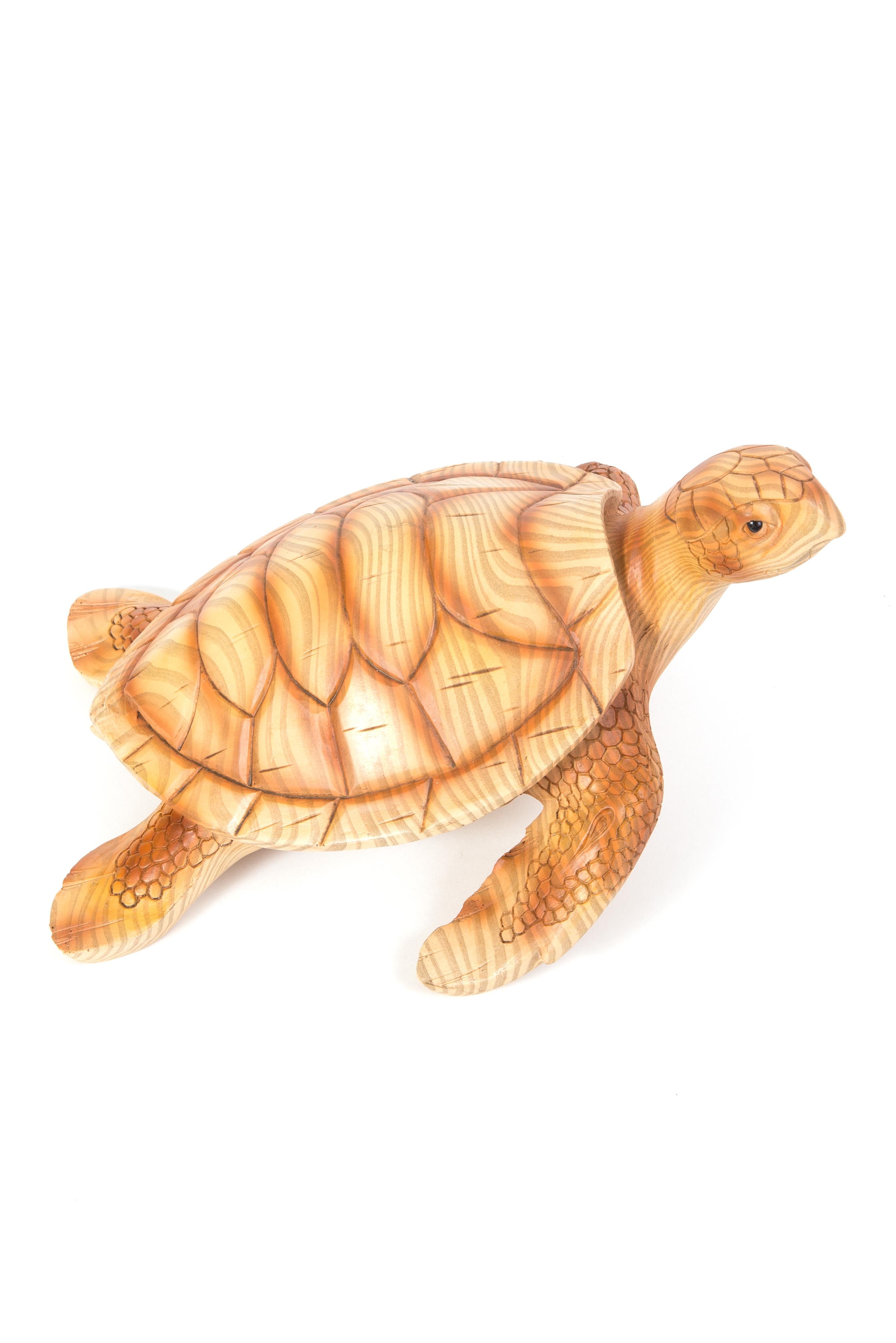 Wood Look Decorative Sea Turtle - Globe Imports