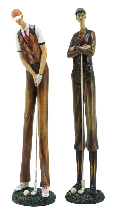 Set of Golfer Figurines - Globe Imports