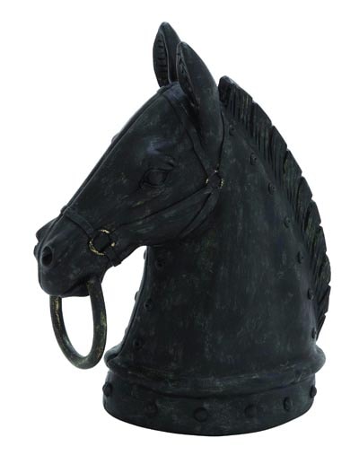 Horse Head Hitching Post - Globe Imports