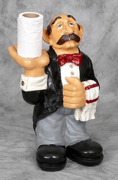 Toilet Paper Waiter - Globe Imports